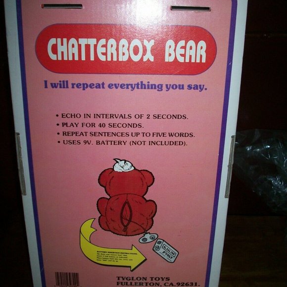 Tyglon Toys | Toys | Vintage Teddy Bear 8s Stuffed Animal Records Voice ...